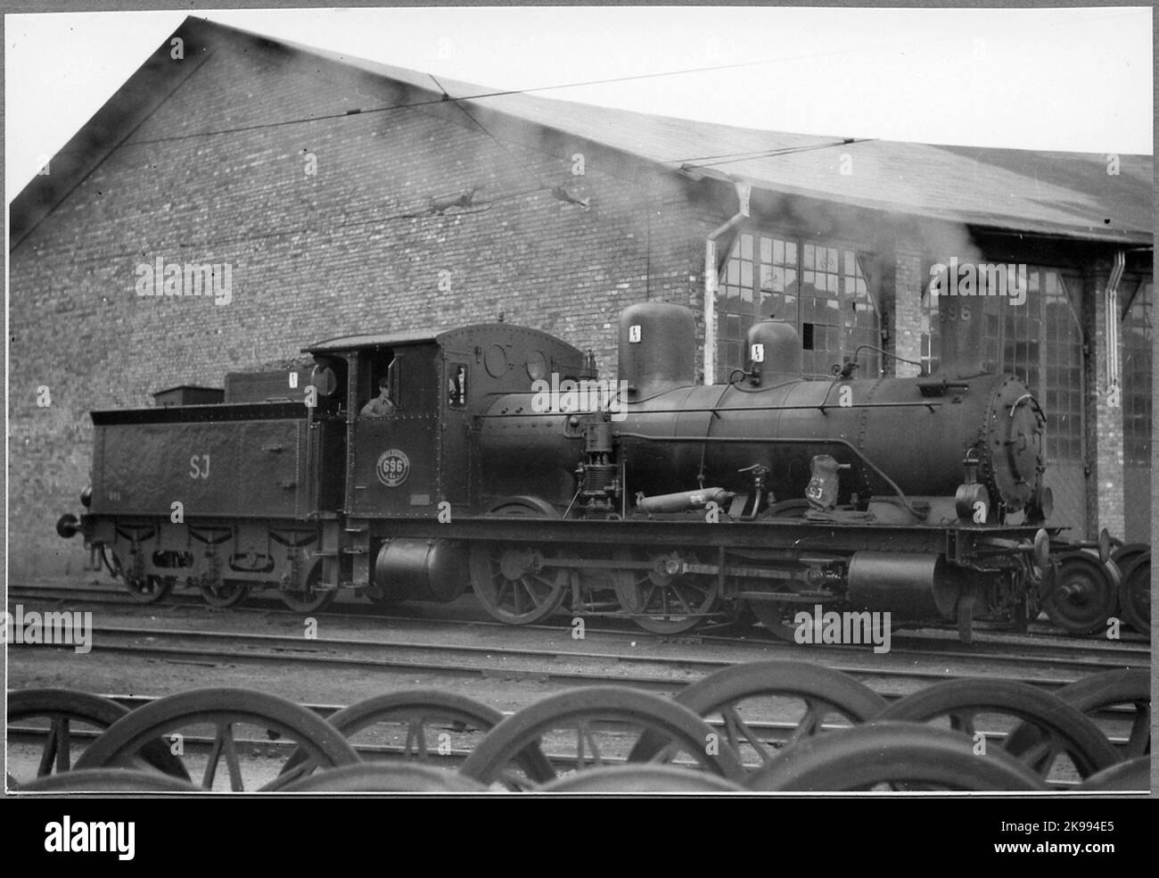 The State Railways, Sjka 696 in Falköping Stock Photo - Alamy