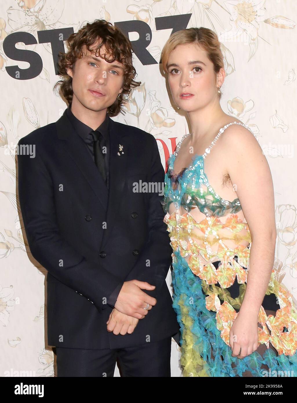 New York City, NY, October 26, 2022, Nicholas Denton and Alice Englert ...
