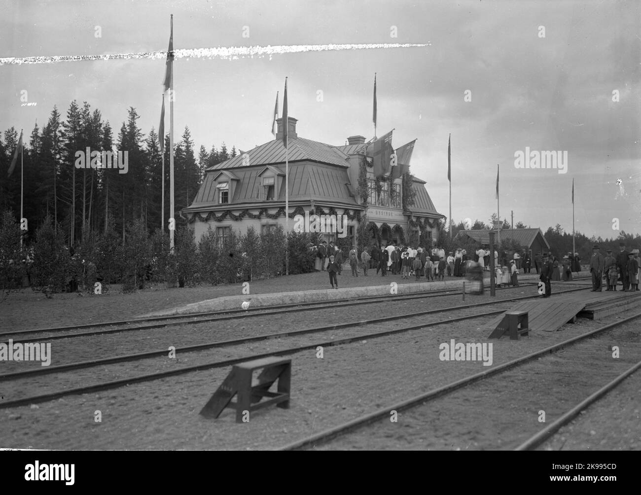 Inauguration of SGGJ, Sala-Gysinge-Gävle Railway Stock Photo - Alamy