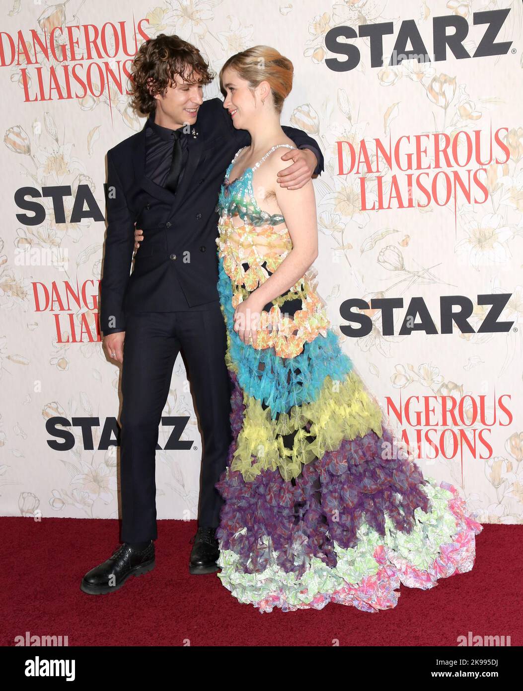 New York City, NY, October 26, 2022, Nicholas Denton and Alice Englert ...