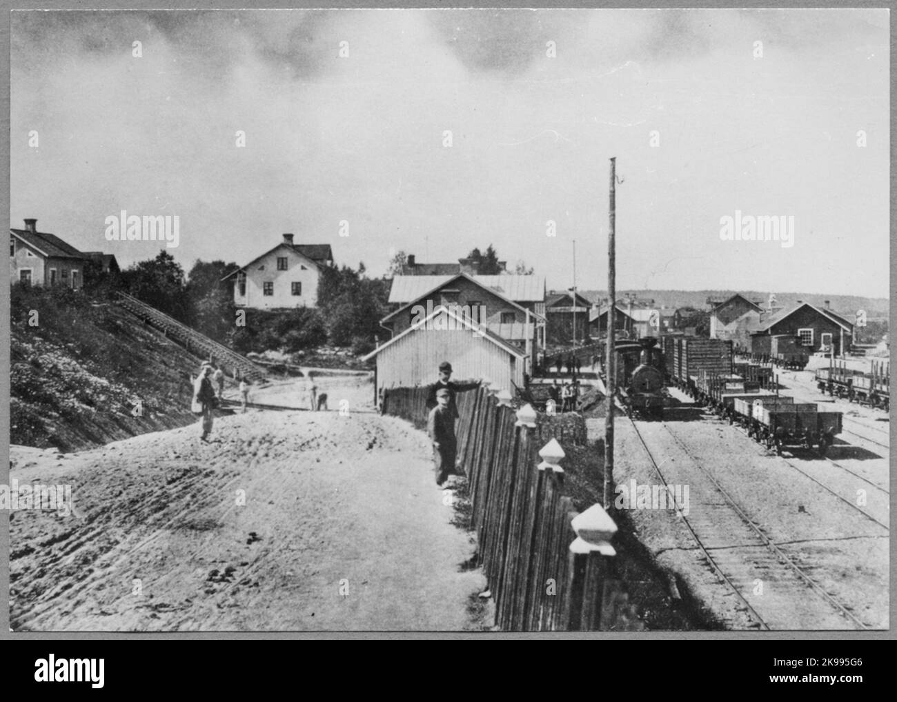 Avesta station area Stock Photo - Alamy