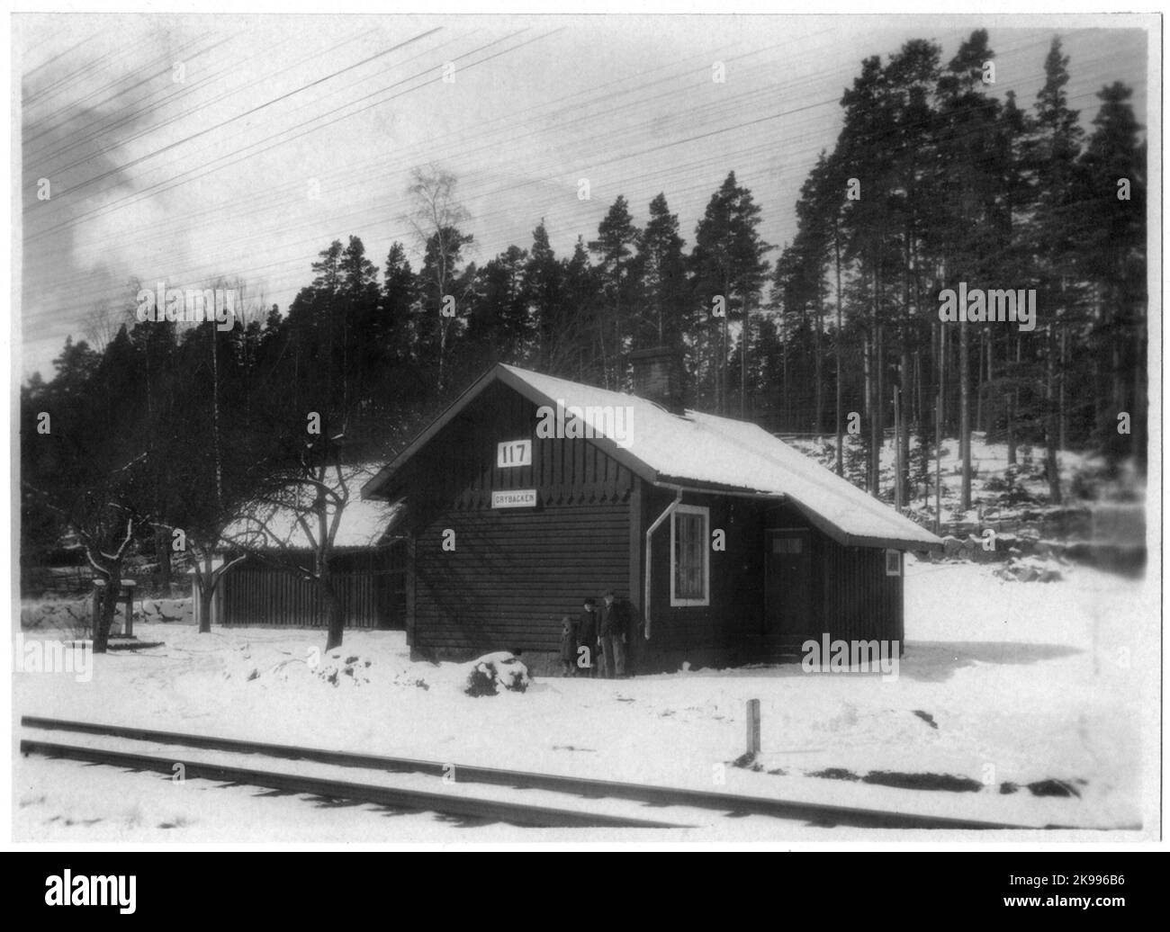 Banksvaktuga 117 Grybäcken on the Boxholm line - Sommen in the 1920s ...