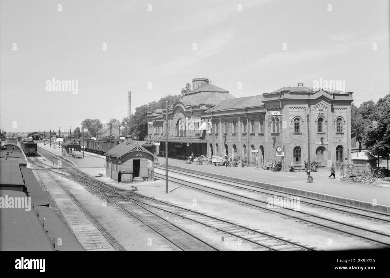 The station house in Kristianstad was built in 1865 was one of the ...