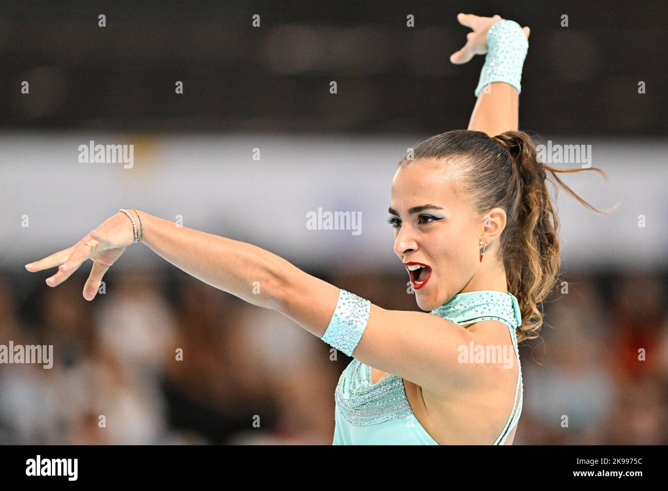 ROBERTA SASSO, Italy, performing in Junior Ladies Solo Dance - Style ...