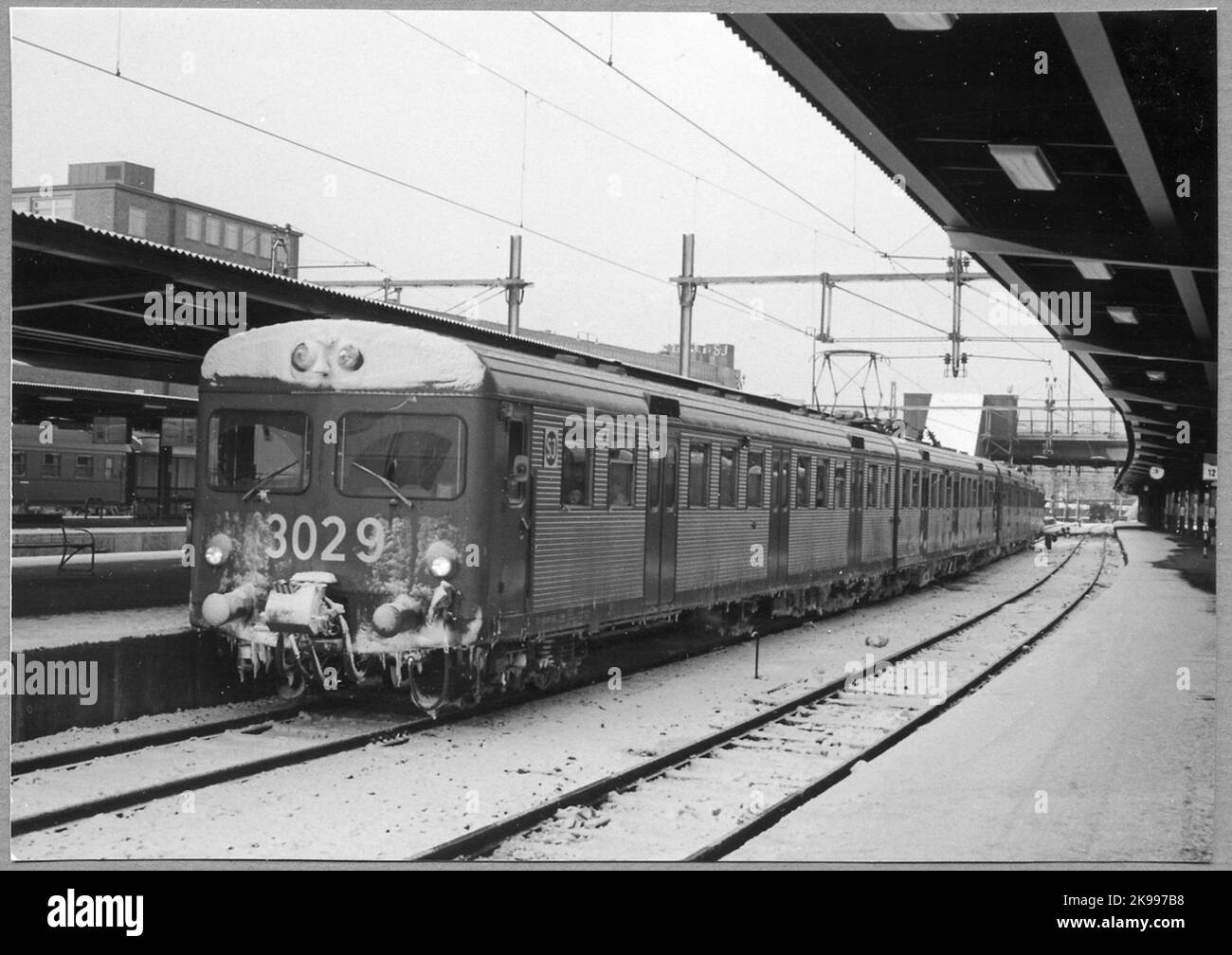 Commuter train in Stockholm C. State Railways, SJ X1 3029 Stock Photo ...