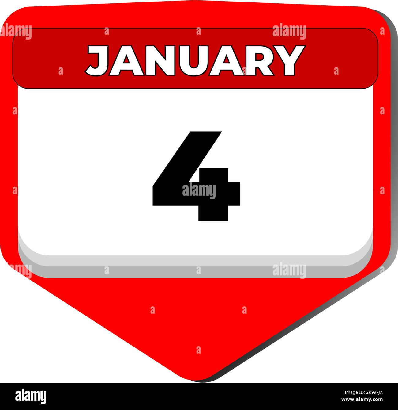 Number 4 Cut Out Stock Images & Pictures - Alamy