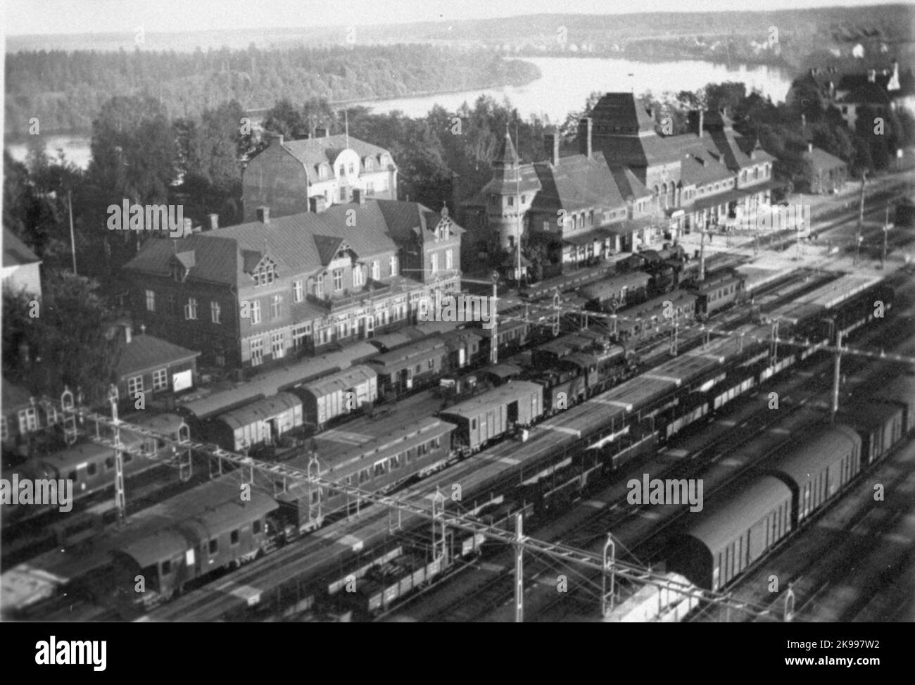 Aerial rail infrastructure hi-res stock photography and images - Alamy
