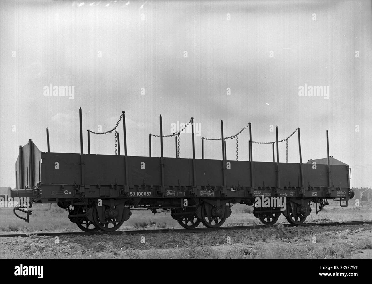 The State Railways, SJ OA 100057. This wagon was built by country ...