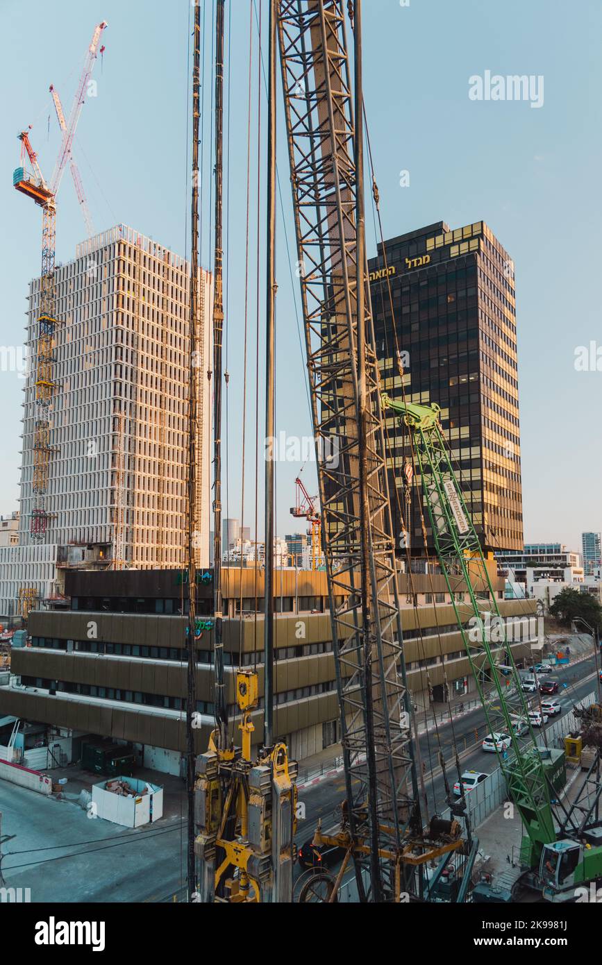 TEL AVIV, ISRAEL - MAY 01 2022: Somail complex in Tel Aviv in the ...