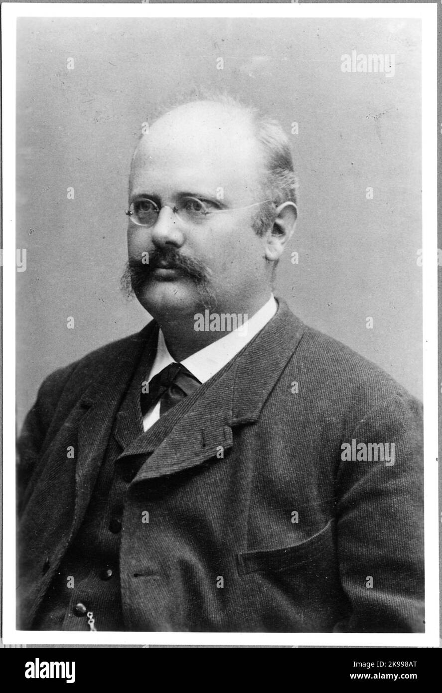 First station writer Anders Gustaf Julius Bergner Stock Photo - Alamy