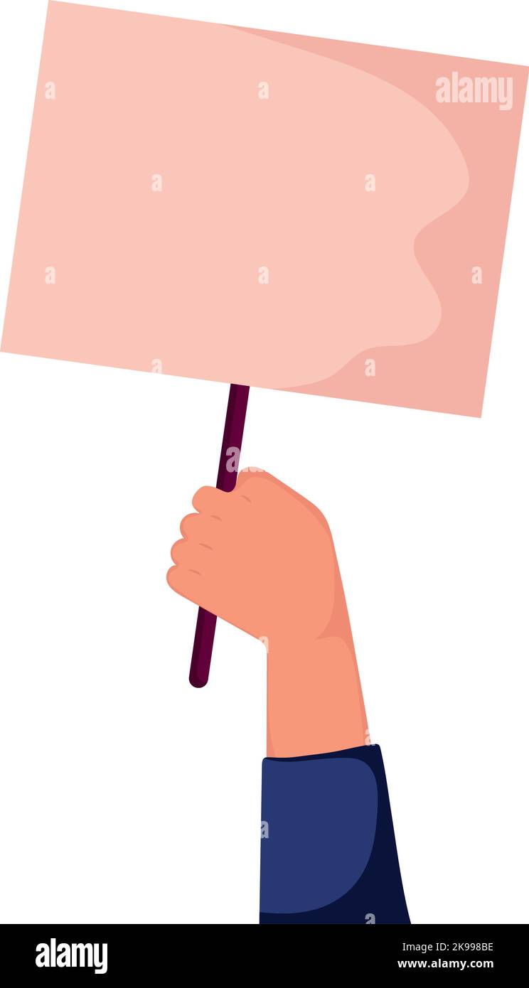 hand lifting banner Stock Vector Image & Art - Alamy