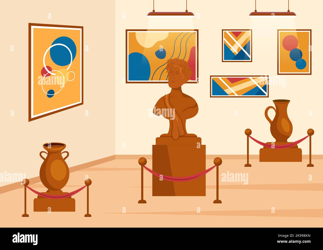 Contemporary Art Abstract Sculptures of Performance Standing in ...