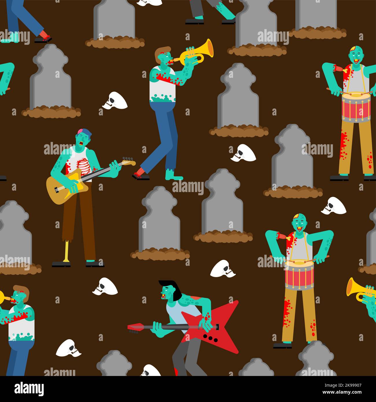 Dead band Stock Vector Images - Alamy