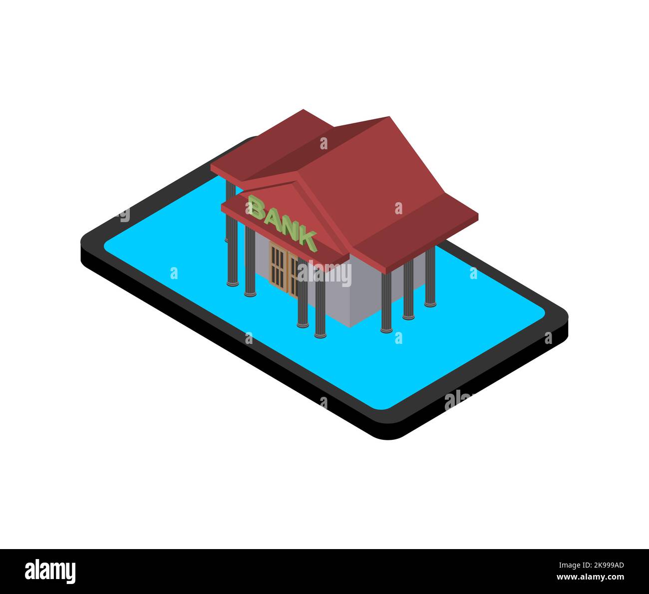 Internet bank sign. Online bank icon. Banking services online. Gadget ...