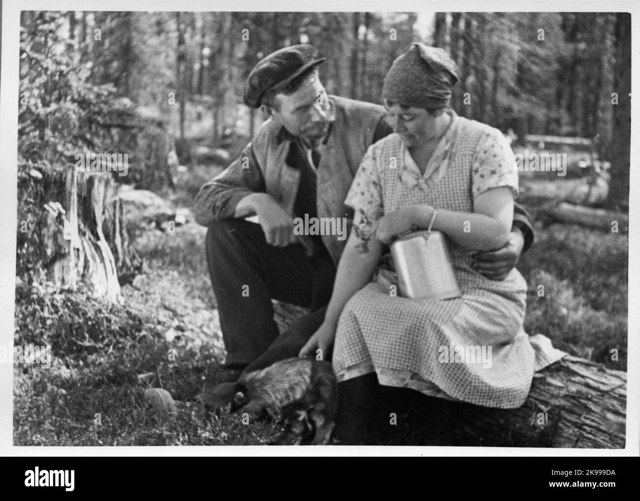 The scene from the movie "Kronans Rallare Stock Photo - Alamy