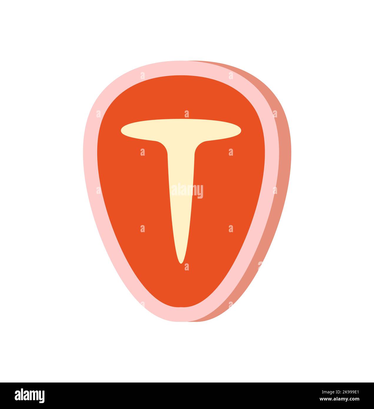 Flat chop pork Cut Out Stock Images & Pictures - Alamy