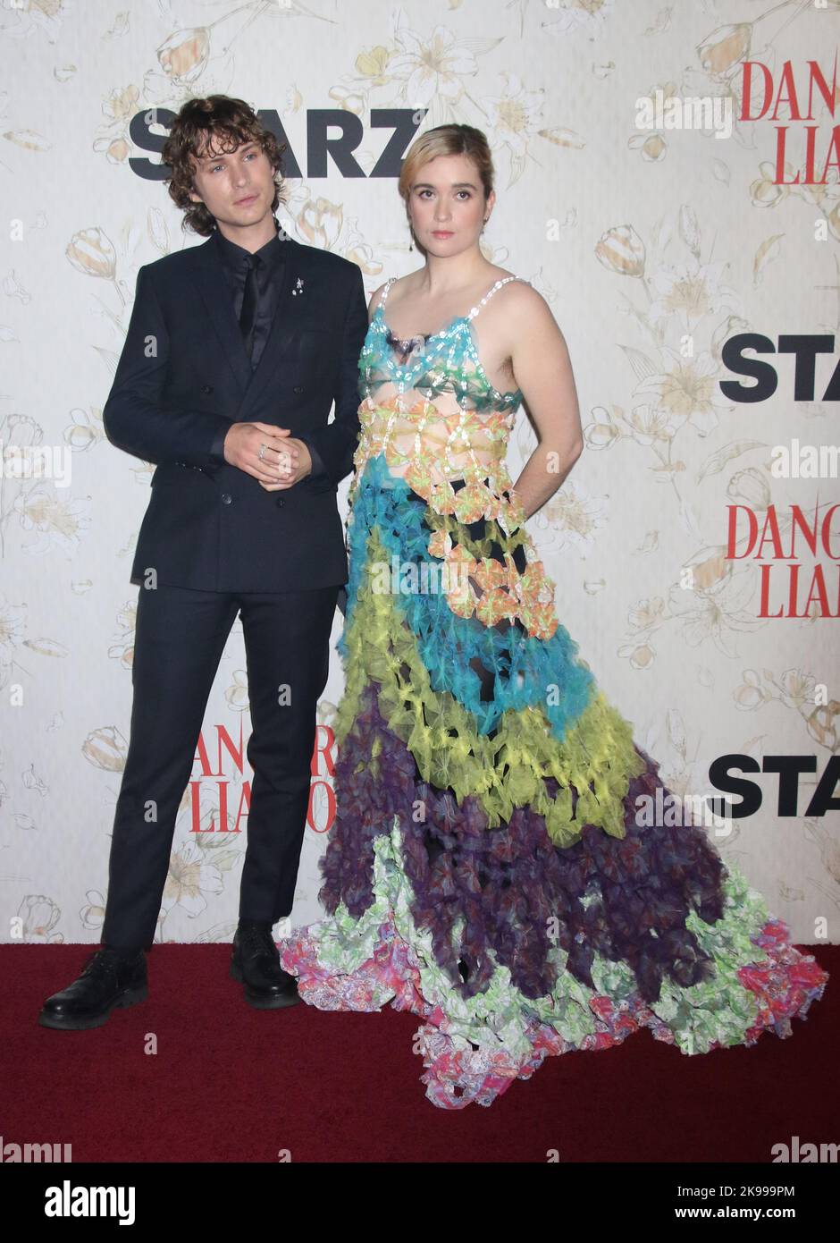 New York, Ney. 26th Oct, 2022. Nicholas Denton, Alice Englert at the ...