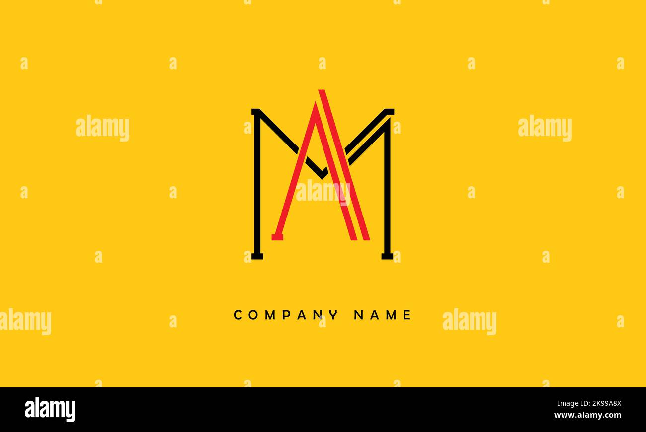 Am real estate initials logo hi-res stock photography and images - Alamy