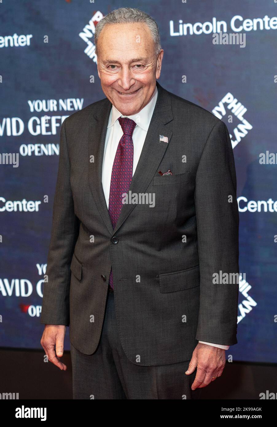US Senator Charles Schumer attends New York Philharmonic gala ...