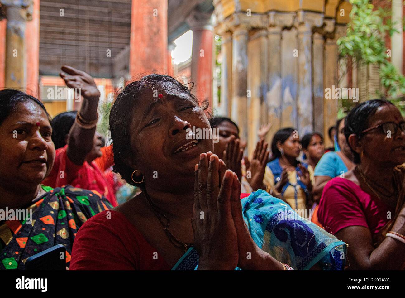 Kolkata, India. 26th Oct, 2022. The festival Annkut Puja, popularly ...