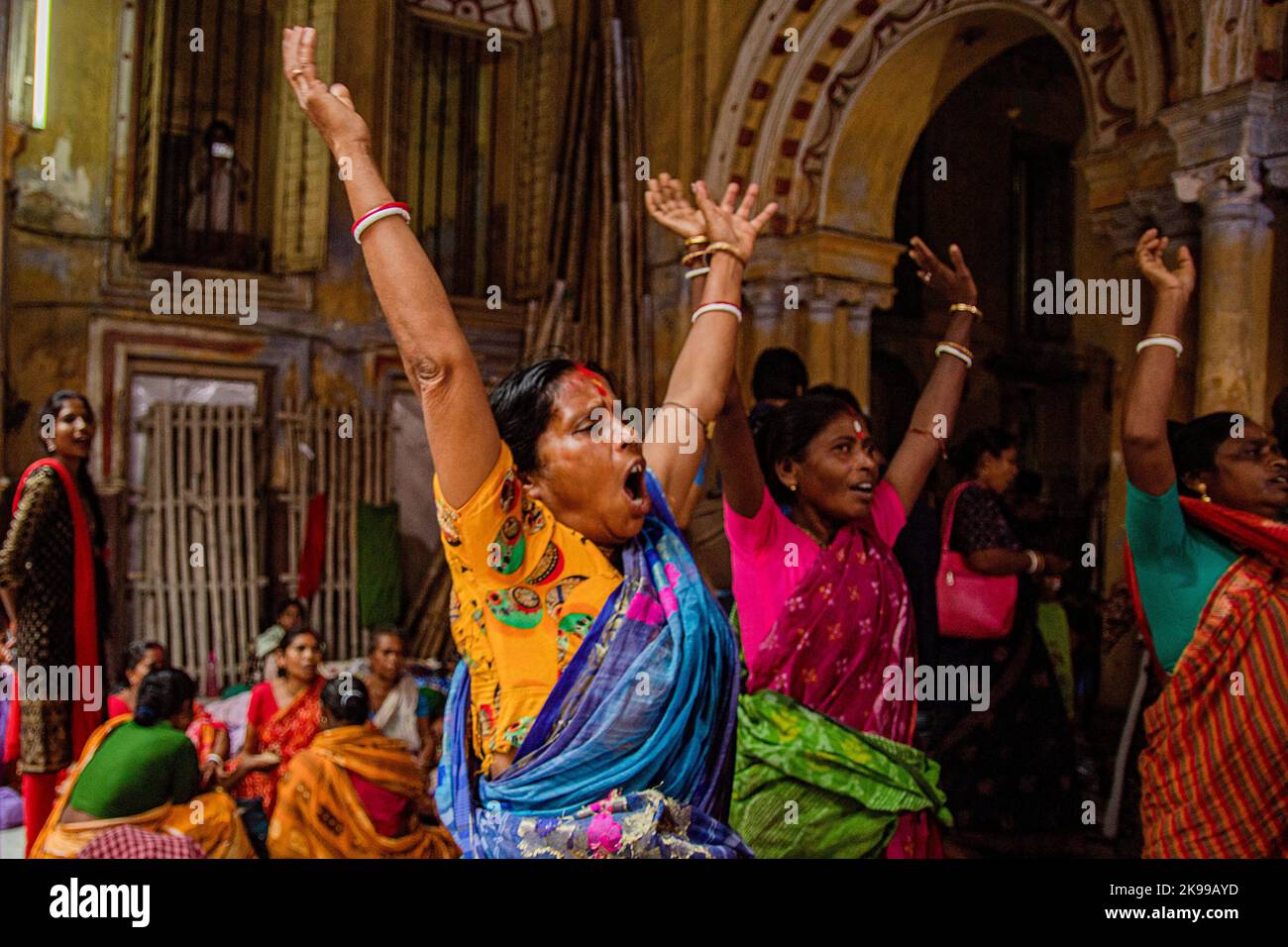 Kolkata, India. 26th Oct, 2022. The festival Annkut Puja, popularly ...