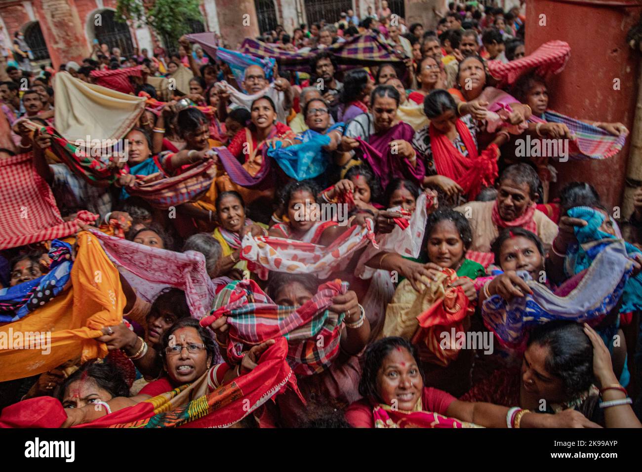 Kolkata, India. 26th Oct, 2022. The festival Annkut Puja, popularly ...