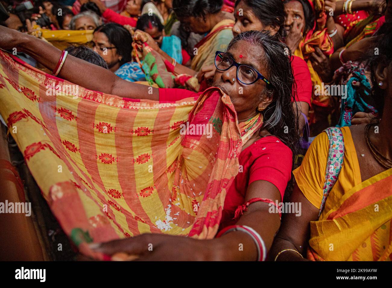 Kolkata, India. 26th Oct, 2022. The festival Annkut Puja, popularly ...