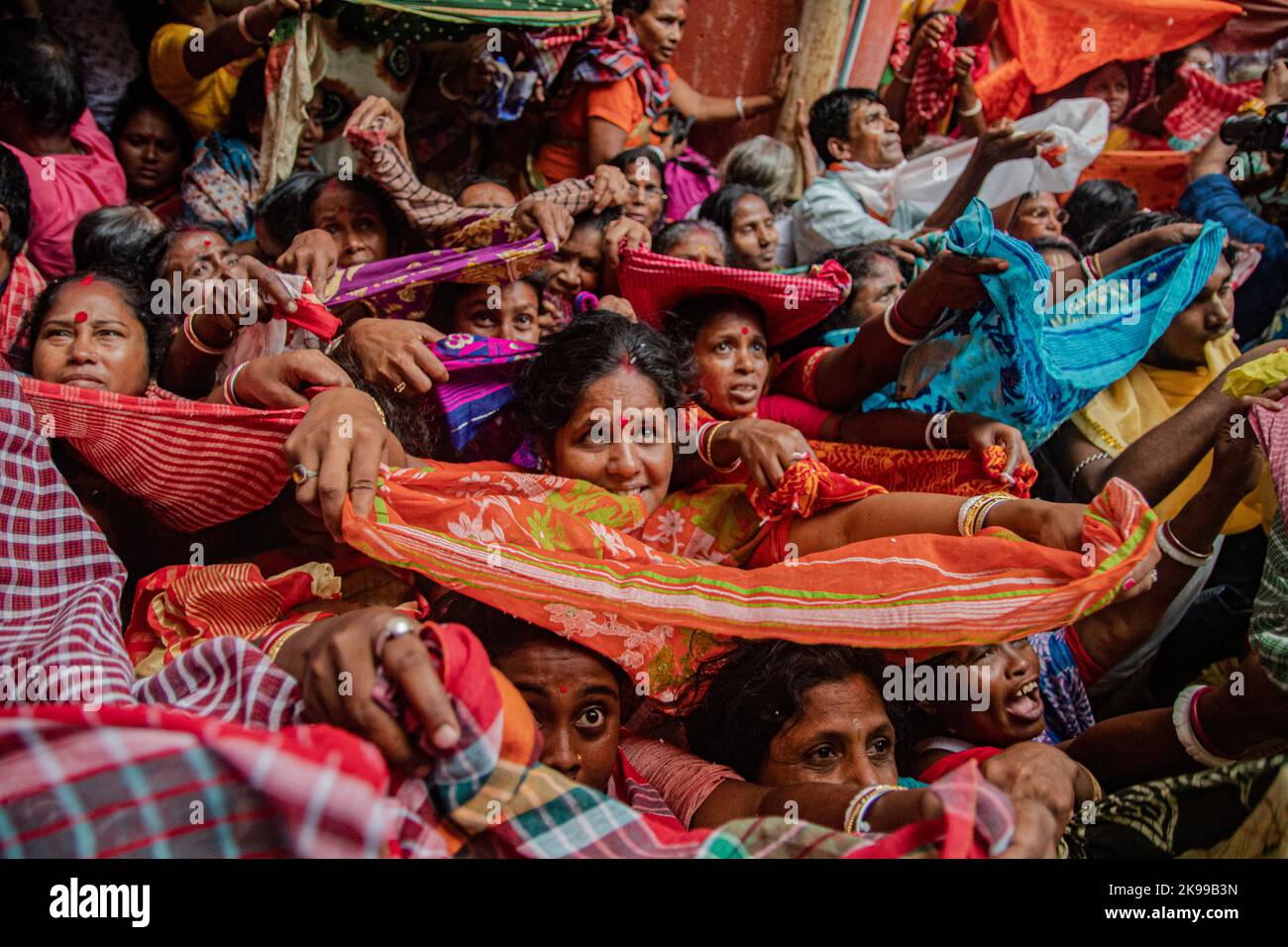 Kolkata, India. 26th Oct, 2022. The festival Annkut Puja, popularly ...