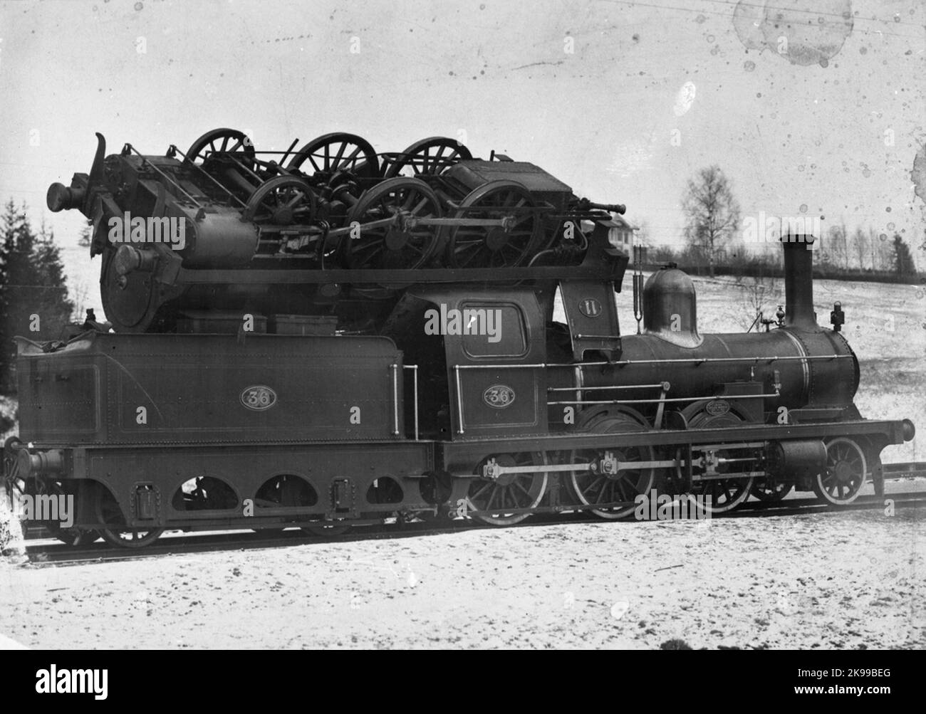 Steam locomotive boiler explosion hi-res stock photography and images ...