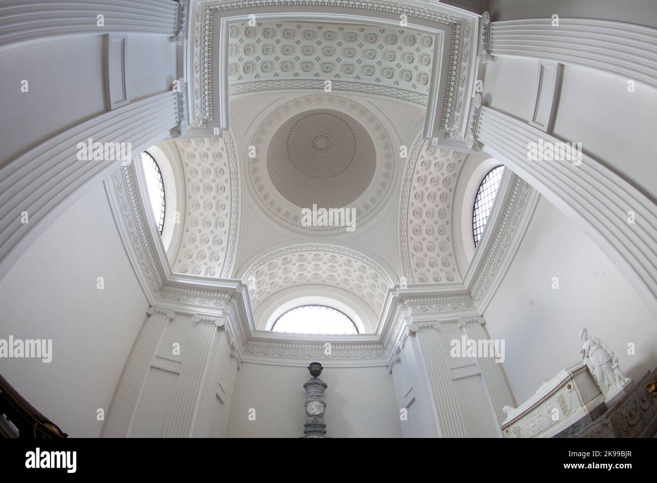 Roskilde Cathedral in Denmark A Gothic cathedral built of brick in the ...