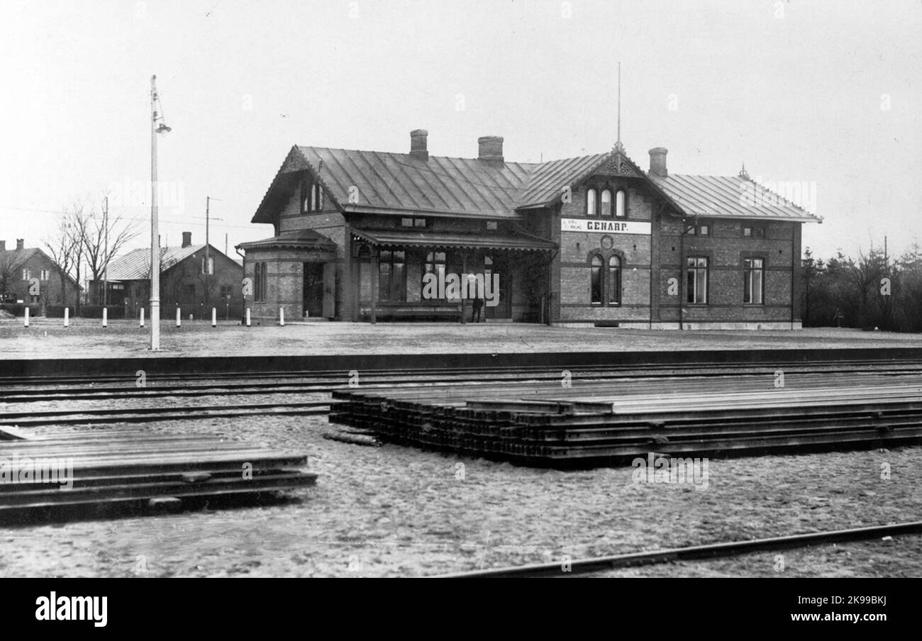 Genarp railway station Stock Photo - Alamy