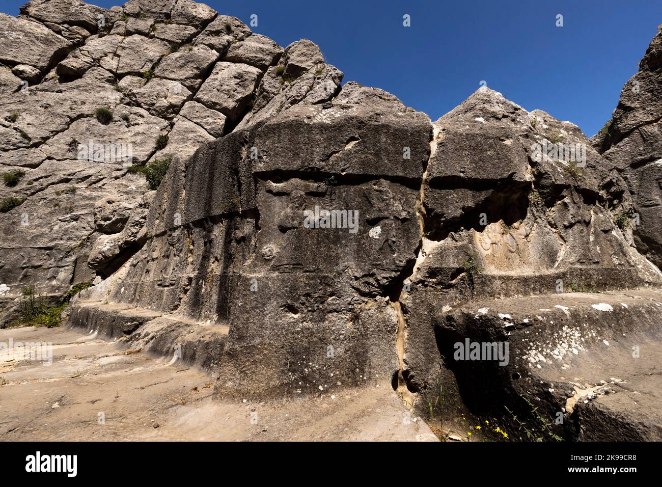 Yazılıkaya, rock relief gallery, Hattusa(Hattusas), Hittite empire ...