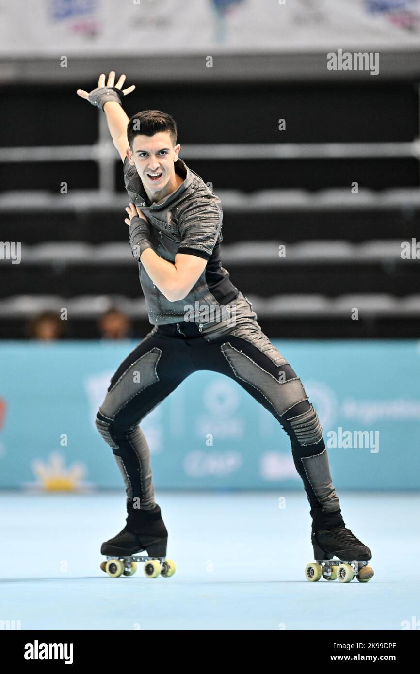 LLOREN ALVAREZ CABALLERO, Spain, performing in Senior Men Solo Dance ...