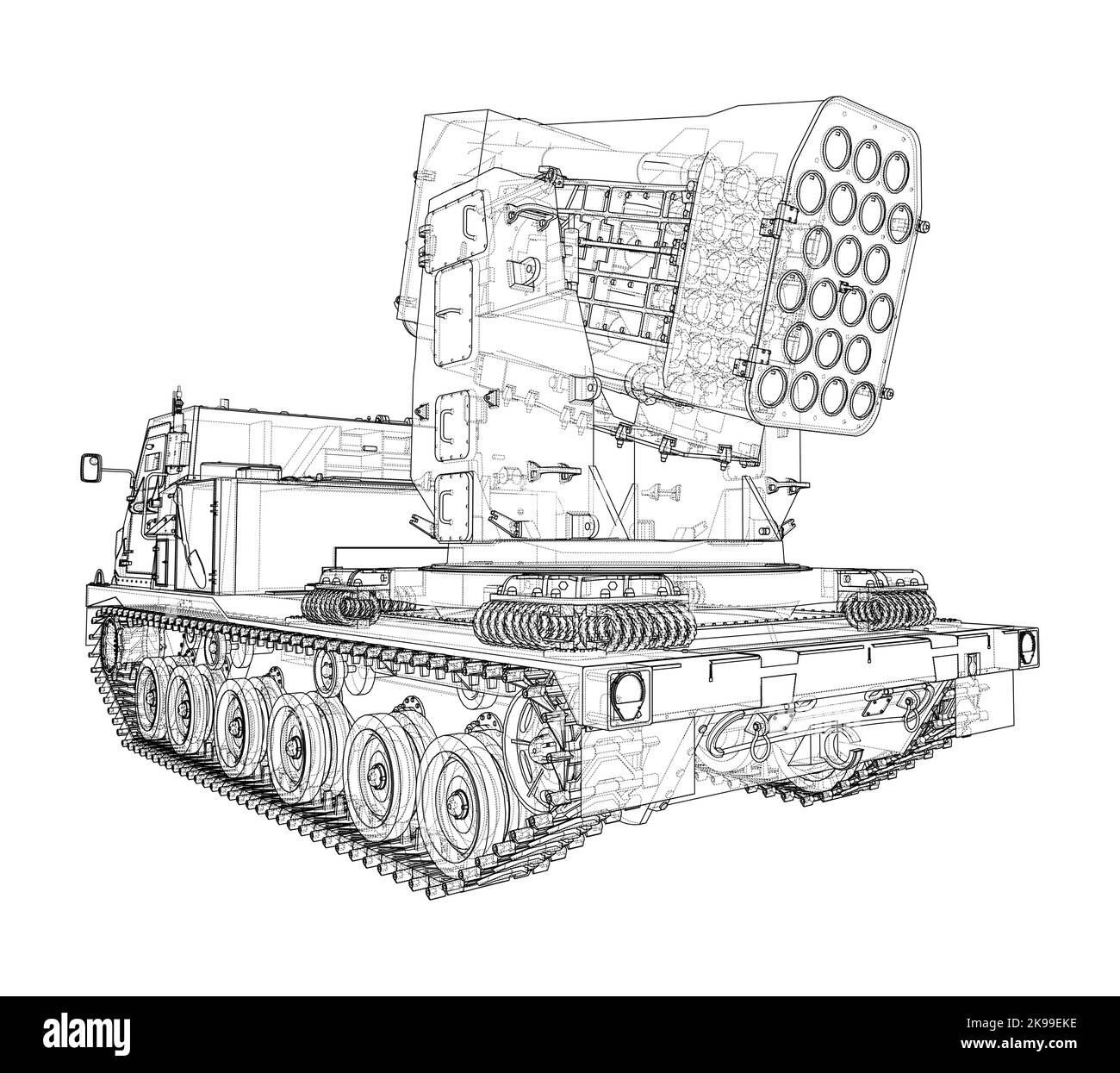 Military track missle system. Vector Stock Vector Image & Art - Alamy