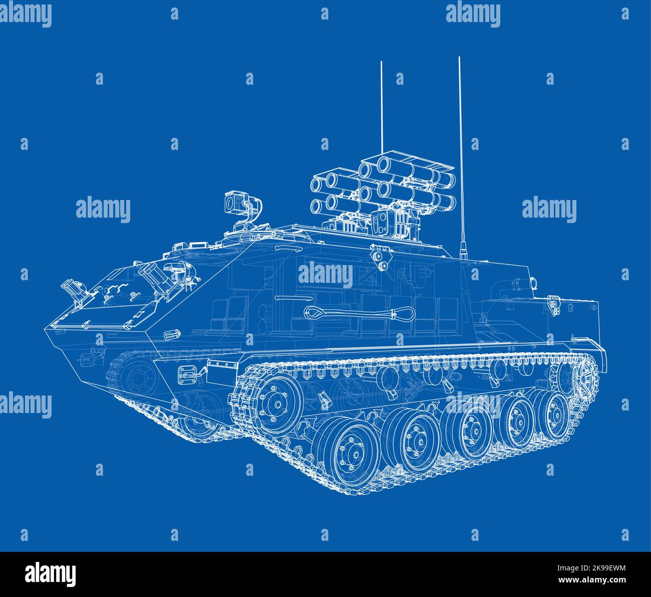 Anti-tank armored car. Vector Stock Vector Image & Art - Alamy