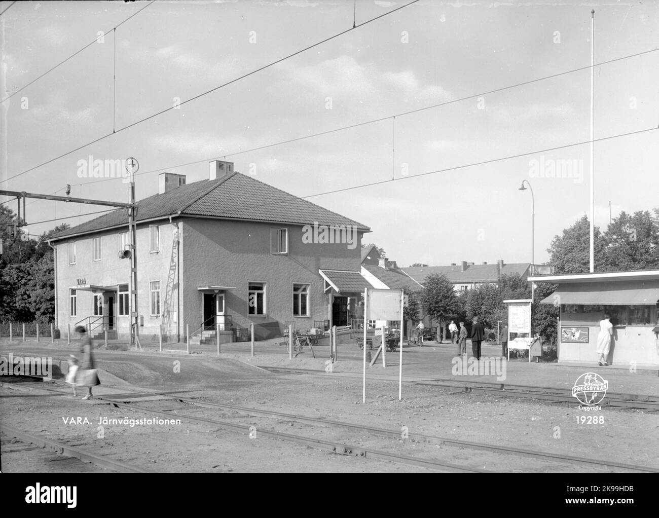 The railway station in Vara Stock Photo - Alamy