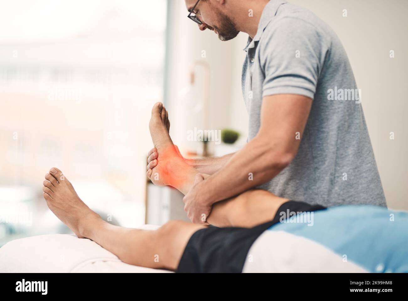 Were getting there slowly but surely. a senior man going through ...