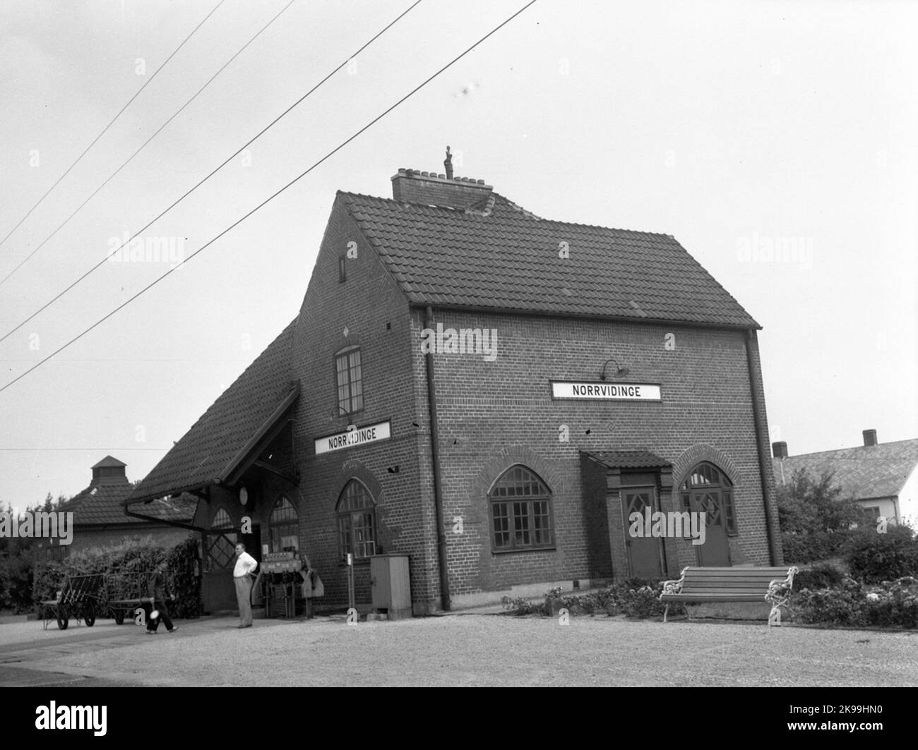 Malmö - Billesholms Railway, MBJ, Norrvidinge Railway Station Stock ...