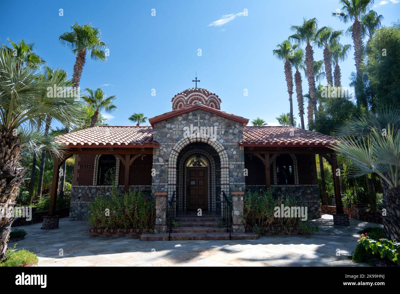St Nicholas' chapel located at St Anthony's Greek Orthodox Monastery in ...