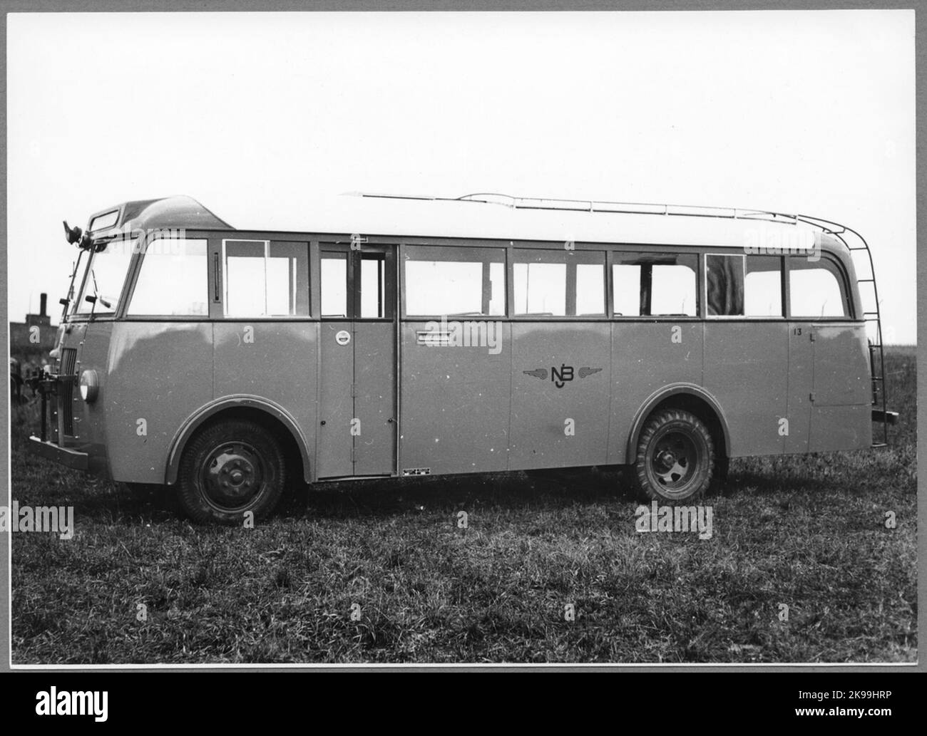 Norsholm - Bersbo Railway, NBJ. Bus 40s Stock Photo - Alamy