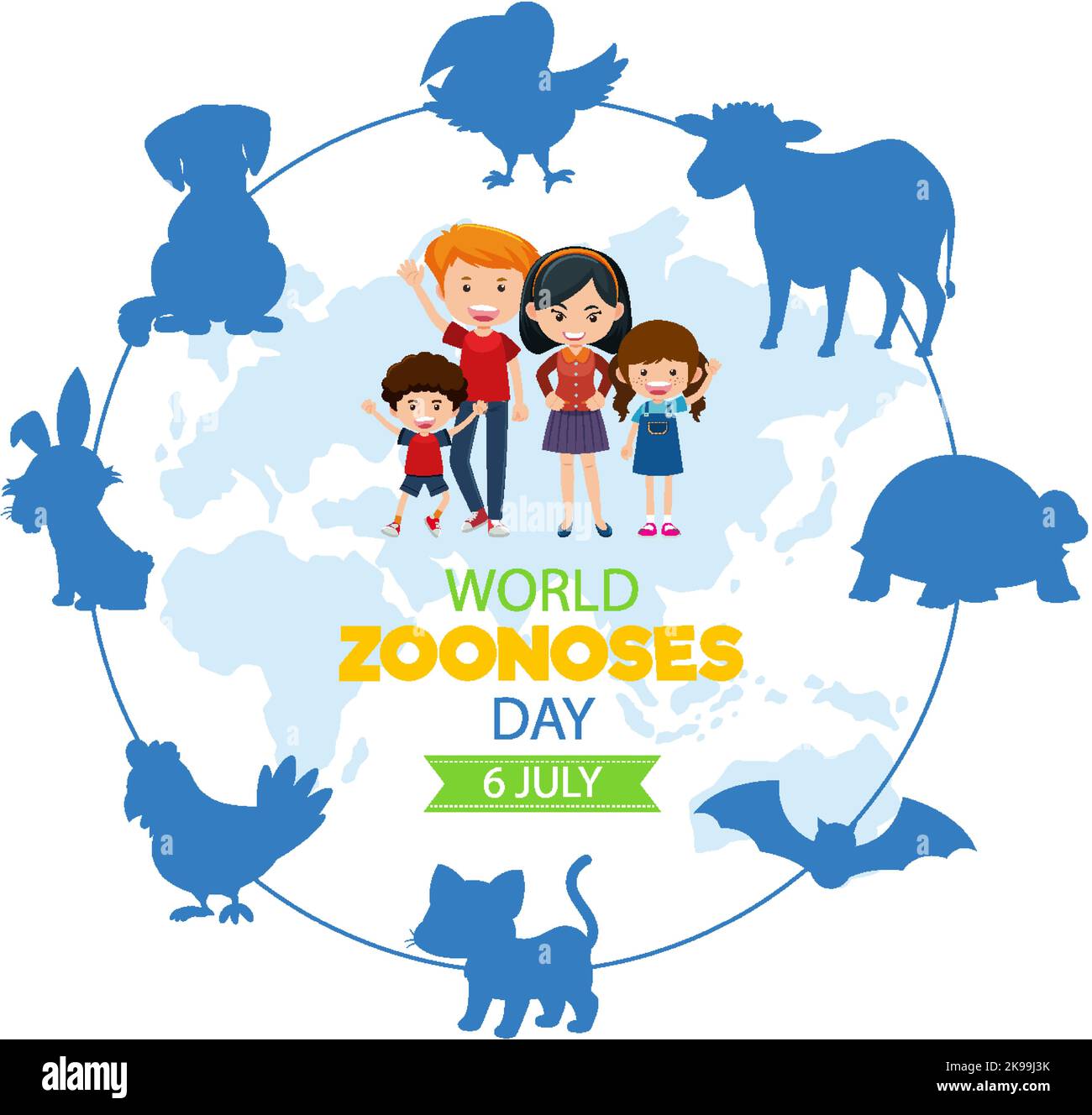 World zoonoses day banner design illustration Stock Vector Image & Art ...