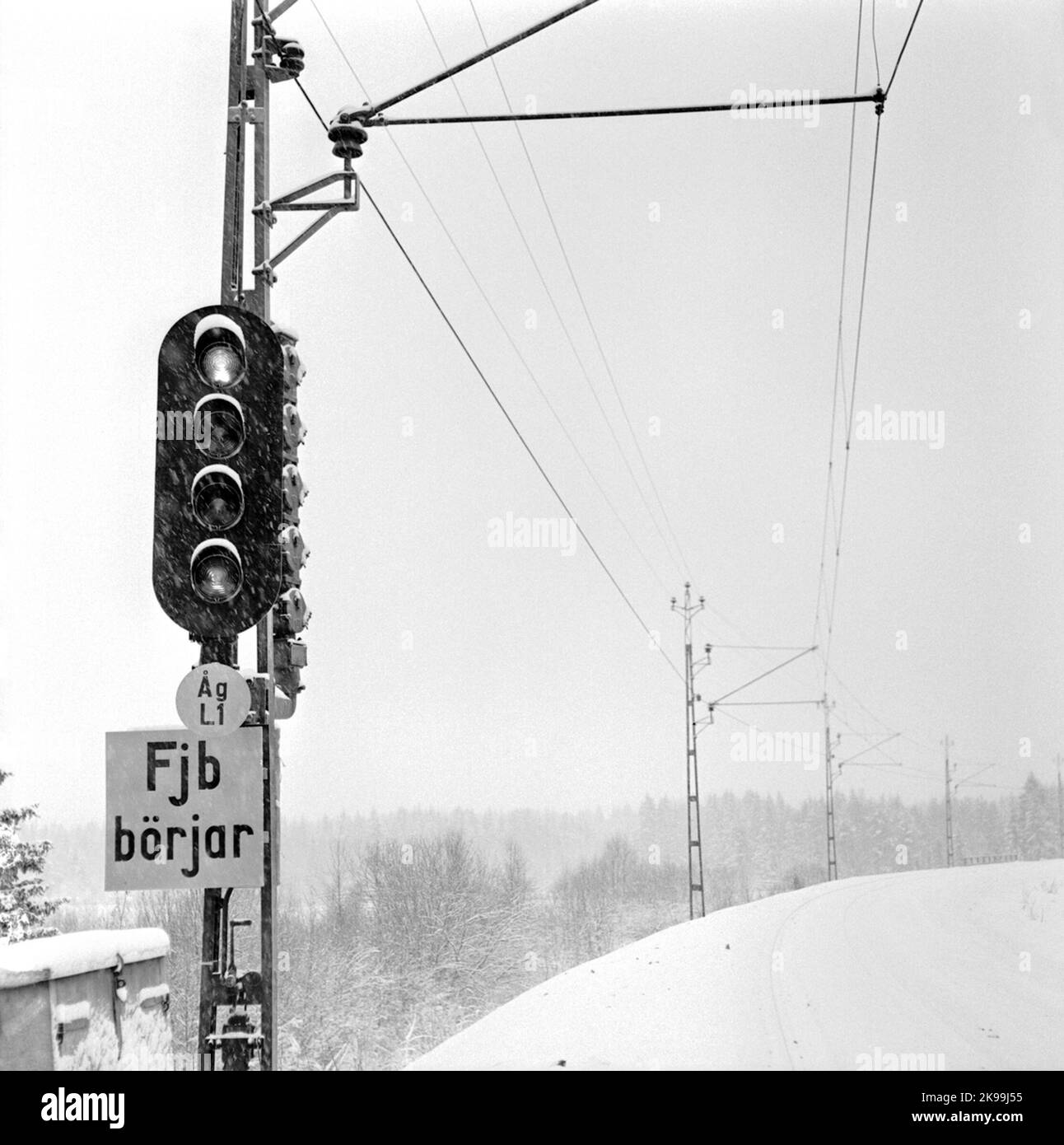 ÅG L1FJB Sign Startctc, remote blocking facility Stock Photo - Alamy