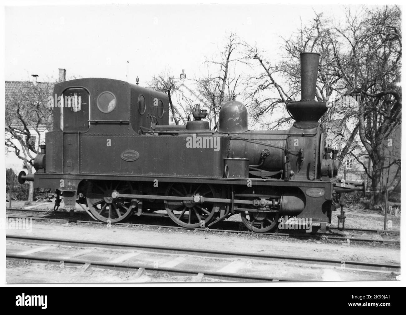 Steam locomotive at Svedala Sugar Mill, originally Oxelösund - Flen ...