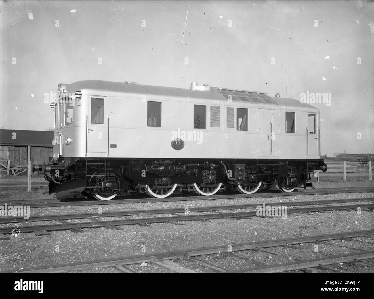 Stockholm-Nynäs Railway, SNJ ÄF 10. Manufactured by Kockums. Delivery Photo Stock Photo - Alamy