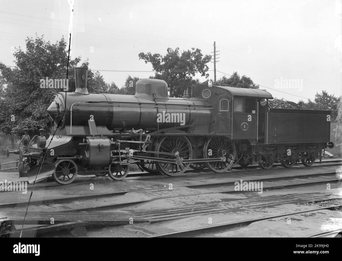 SNJ A 6. The locomotive was manufactured by Motala Workshop, then ...