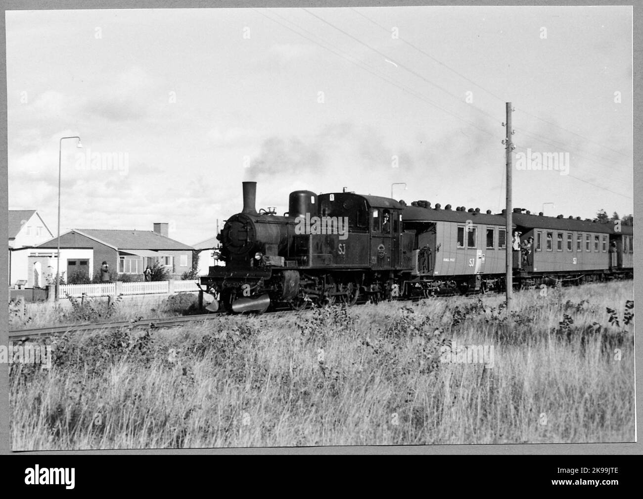 The last passenger train on the route Vadstena - Hästholmen is ...