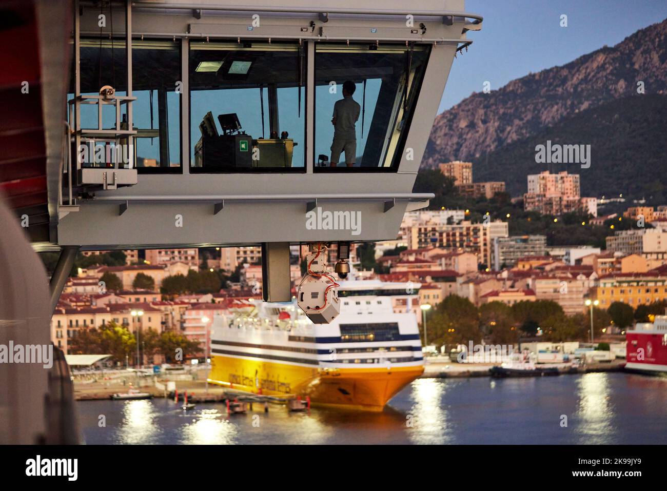port town Ajaccio capital of Corsica, French island in the ...