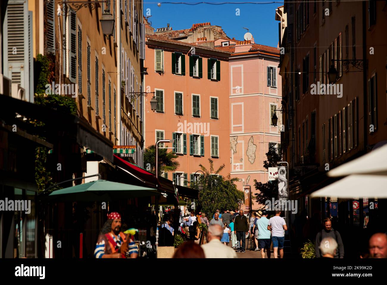 Port town Ajaccio capital of Corsica, French island in the ...