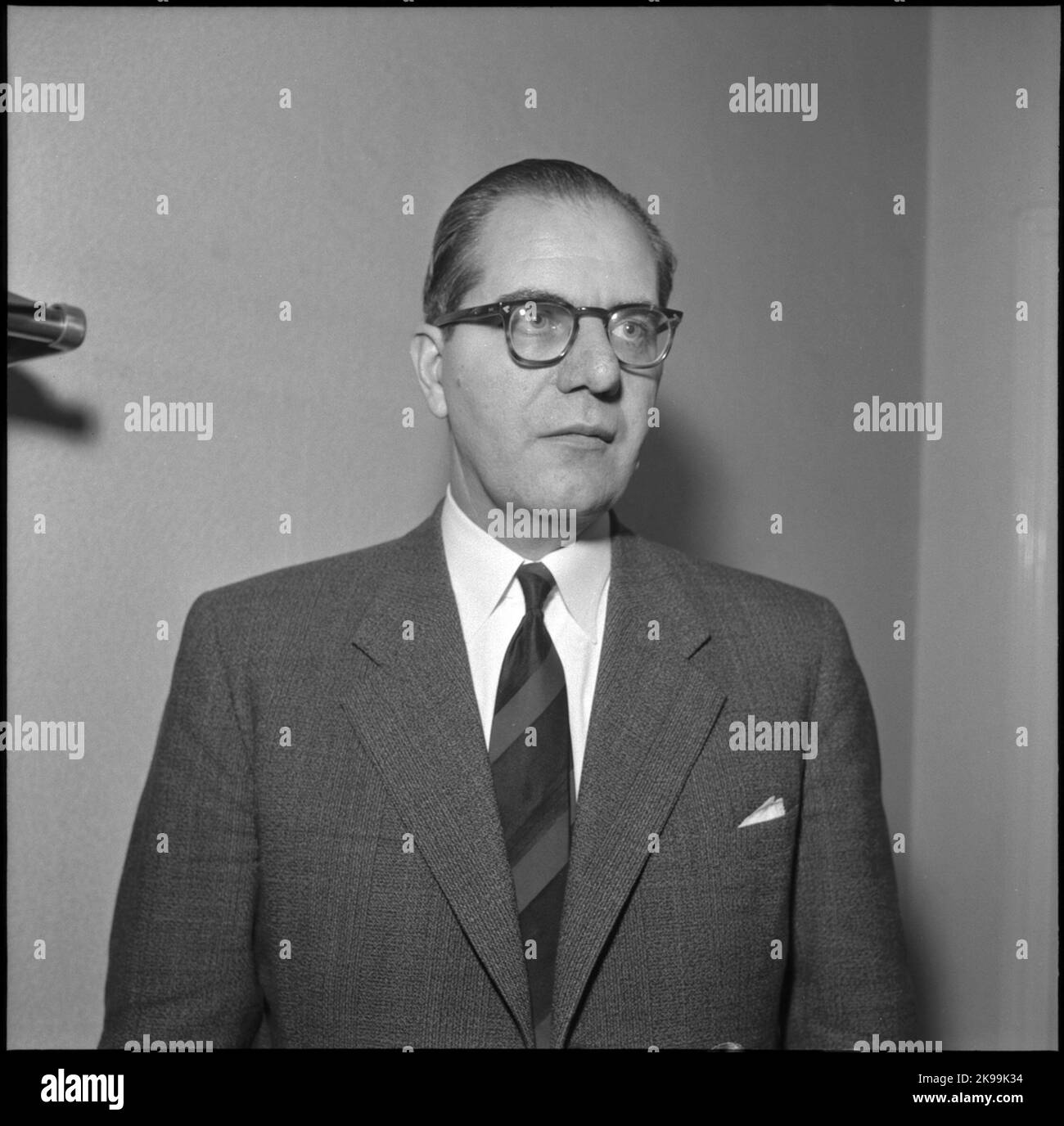 Travel consultant Karl-Axel Andersson Stock Photo - Alamy
