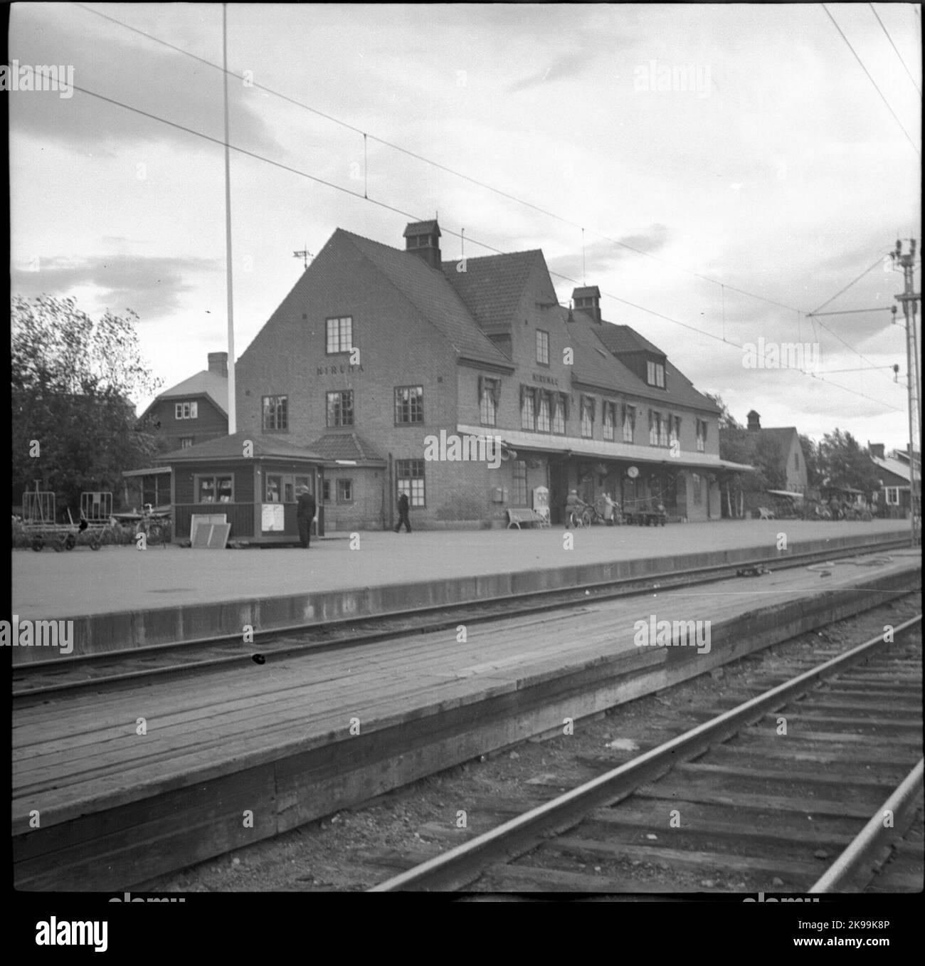 Kiruna Railway Station Stock Photo - Alamy